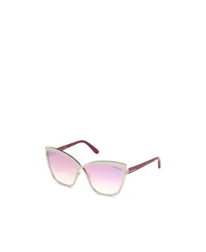 TOM FORD Tom Ford Cat Eye Logo Sunglasses Pink