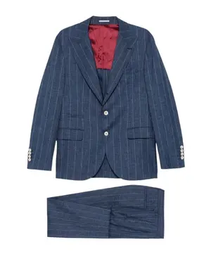 Brunello Cucinelli Striped Suit
