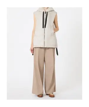 Max Mara Greenaway Hooded Gilet - Beige