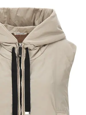 Max Mara Greenaway Hooded Gilet - Beige