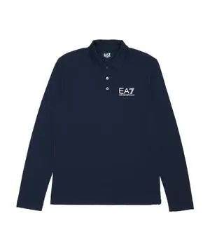 EA7 Logo Printed Polo Shirt