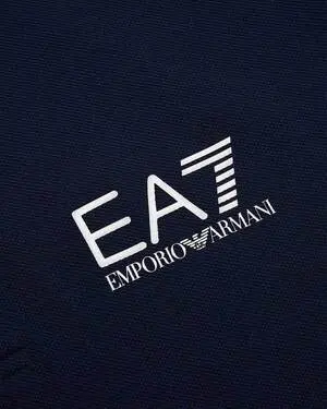 EA7 Logo Printed Polo Shirt