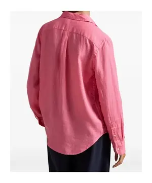 Polo Ralph Lauren Linen Long-sleeve Shirt - Pink