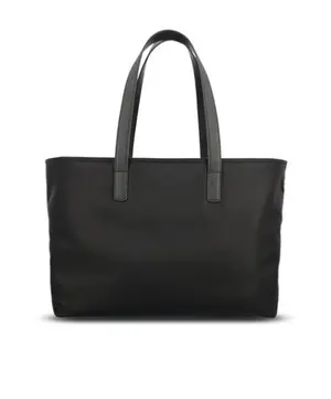 Prada Double Handle Handbag - Black