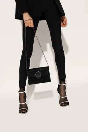 Versace Medusa Plaque Embellished Clutch Bag