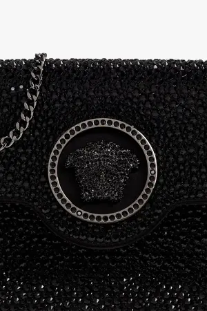 Versace Medusa Plaque Embellished Clutch Bag