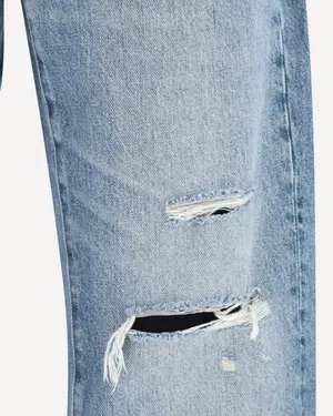 7 For All Mankind Distressed Wide-leg Jeans