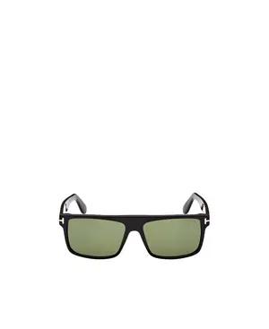 TOM FORD Rectangular Frame Sunglasses - Green