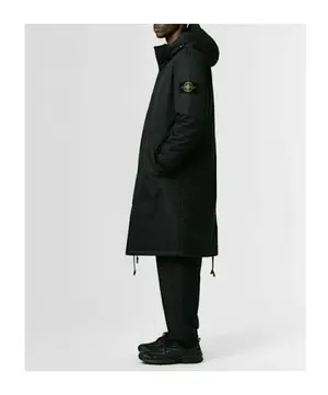 Stone Island Long-sleeved Parka - Black