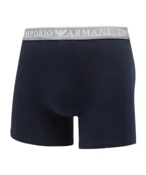 Emporio Armani Logo-waistband Boxers - Blue/white