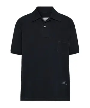 MAISON MARGIELA Straight Hem Polo Shirt