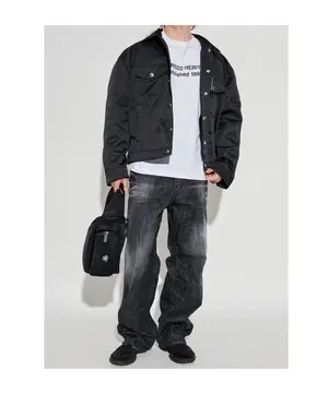 Dsquared2 Distressed Loose-fit Jeans - Black