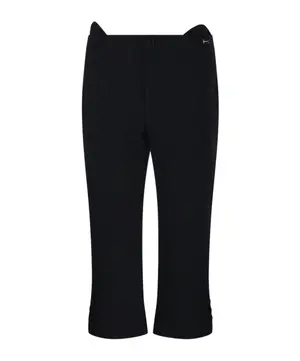 Victoria Beckham Tab Detail Cropped Trousers