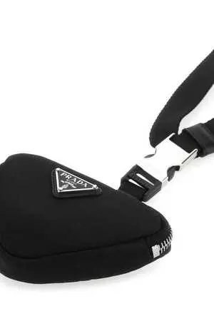 Prada Logo Plaque Tape Leash