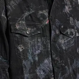 Balenciaga Oversized Button-up Jacket With Engraved Flex Buttons - Black