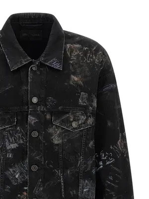 Balenciaga Oversized Button-up Jacket With Engraved Flex Buttons