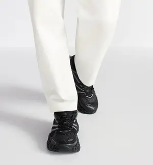 Dior B35 " And 47" Lace Up Sneakers - Black