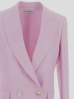 Alexander McQueen Double-breasted Tailored Blazer