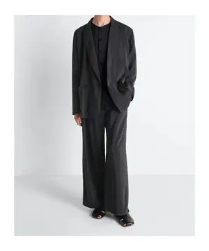 LEMAIRE Double-breasted Jacket - Black