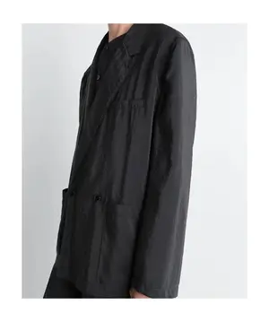 LEMAIRE Double-breasted Jacket - Black