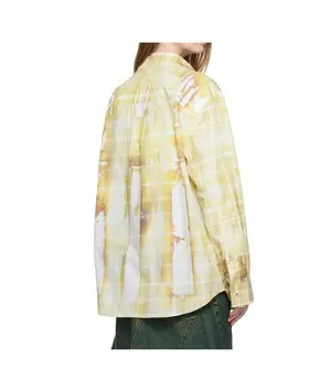 Andersson Bell Trompe L'oeil Printed Stretch Twill Shirt