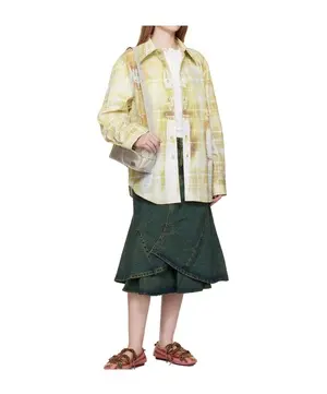 Andersson Bell Trompe L'oeil Printed Stretch Twill Shirt