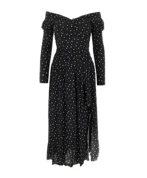 Isabel Marant Étoile X Giovana Off-shoulder Slit Dress