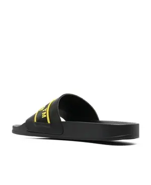 Off-White Logo Patch Slip-on Slides