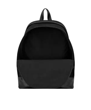 Saint Laurent City Backpack In Nylon Canvas And Leather
