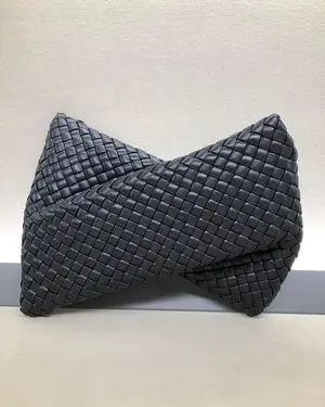 Bottega Veneta Woven Clutch Bag - Black