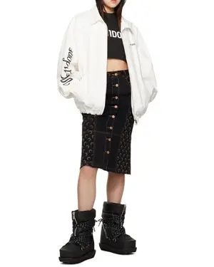We11Done Logo Casual Jacket - White
