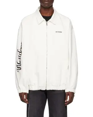 We11Done Logo Casual Jacket - White