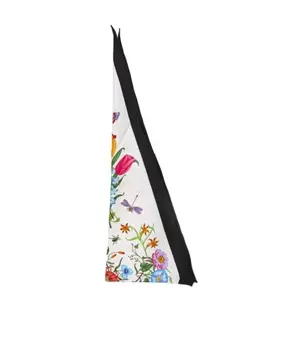 Gucci Printed Silk Twill Diamond Scarf - Multicolor