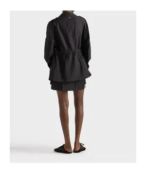 Prada Drawstring Utility Jacket - Grey
