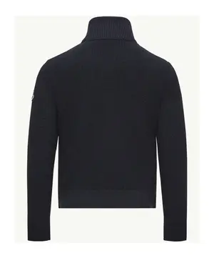 Moncler Logo Patch Padded Zip-up Cardigan