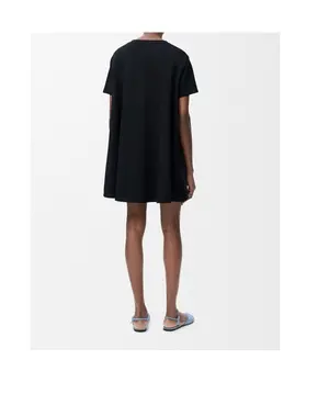 Loewe Short Sleeve Crewneck Dress