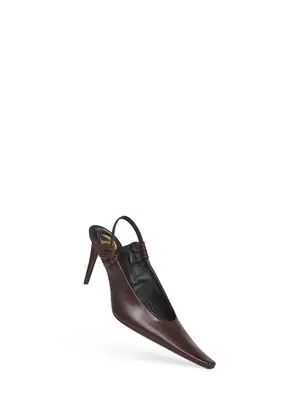 Saint Laurent Pointed-toe Stiletto Heeled Sandals