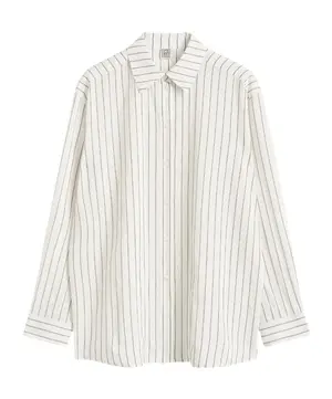 TOTEME Striped Shirt - White