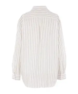 TOTEME Striped Shirt - White