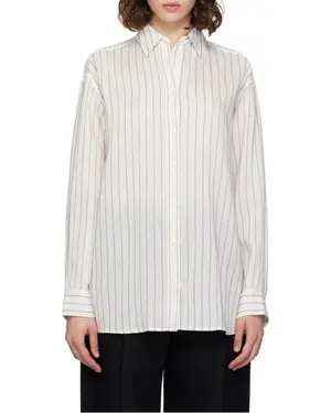 TOTEME Striped Shirt - White