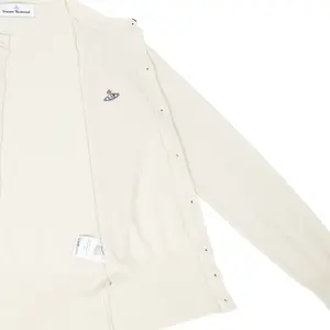 VIVIENNE WESTWOOD Logo Embroidered Buttoned Cardigan