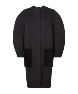 Fendi Single Breasted Midi Coat