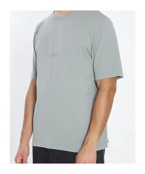 Saint Laurent Logo Embroidered Crewneck T-shirt