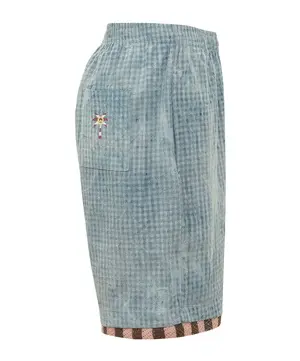 BARROW Elasticated Waistband Checked Shorts