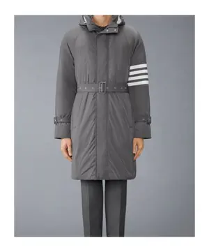 Thom Browne Twill 4-bar Parka
