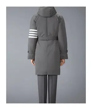 Thom Browne Twill 4-bar Parka