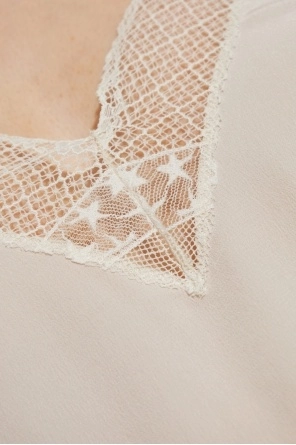 Zadig&Voltaire Christy V-neck Lace Top