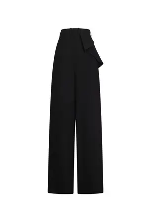 Dior Draped Regular-fit Trousers - Black