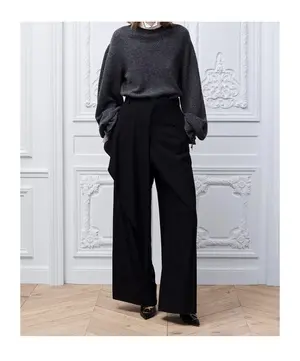 Dior Draped Regular-fit Trousers - Black