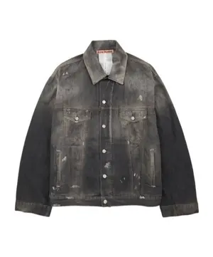 Acne Studios Distressed Denim Button-up Jacket